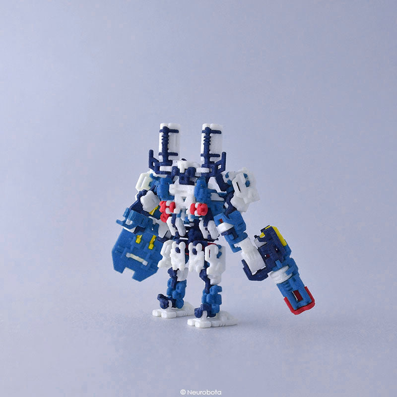 Cybron - 3D printed, tiny, buildable, fully articulated mecha minature ...