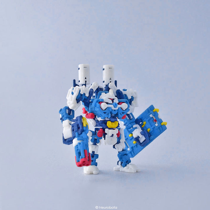 Cybron - 3D printed, tiny, buildable, fully articulated mecha minature ...