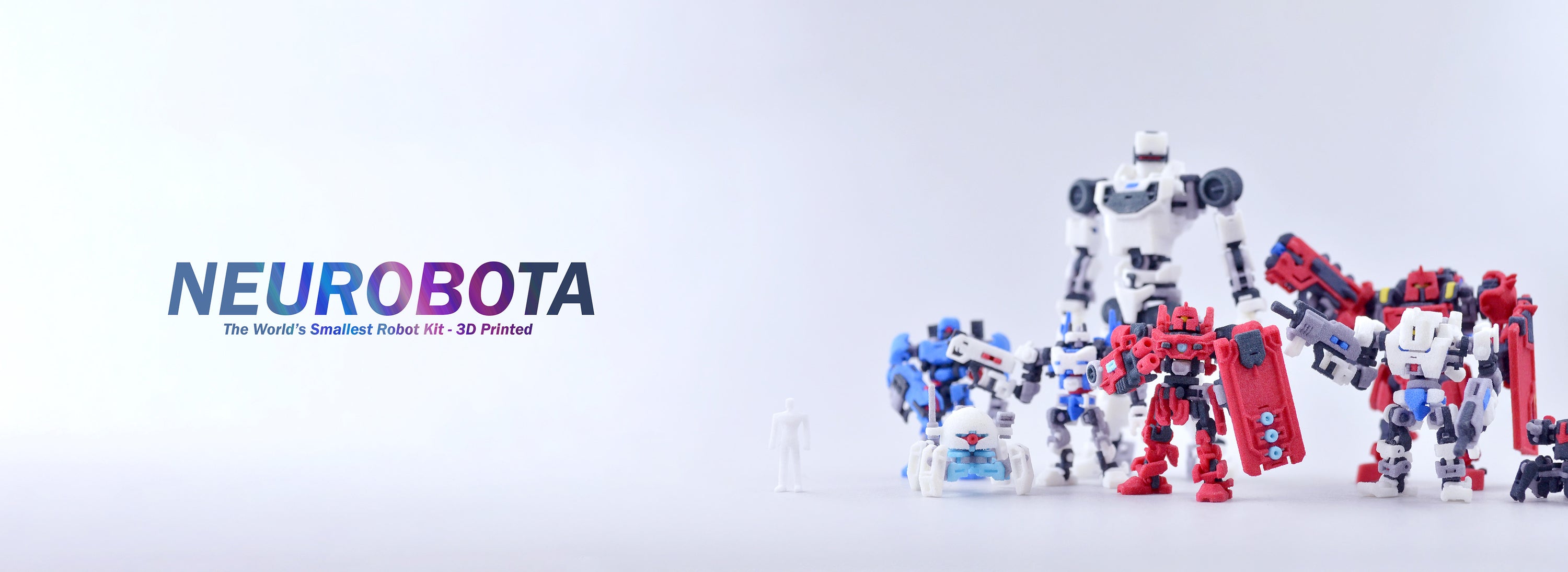 Neurobota - Amazing 3D printed robot miniature!